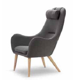 China North Europe style leisure chair with headrest supplier
