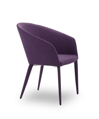 China North Europe style purple arm chair furniture supplier