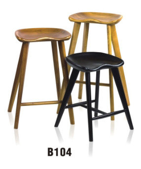 China North Europe style wooden bar stool furniture supplier