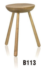 China North Europe style solid ashwood leisure stool furniture supplier