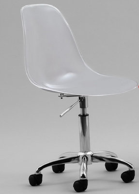 China transparent plastic swivel cafe chair furniture supplier