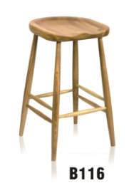 China North Europe style ashwood bar chair furniture supplier