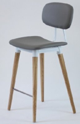 China America style solid wood cushion bar chair furniture supplier