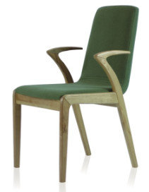 China America style solid wood cafe arm chair furniture supplier