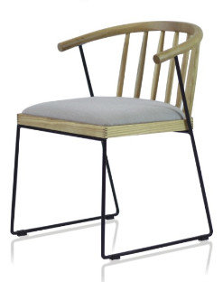 China modern dining room solid wood chair furniture supplier