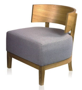 China modern home upholstered lounge chair furniture supplier