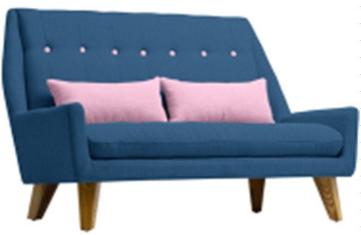 China modern home upholstered two seater lounge chair furniture supplier