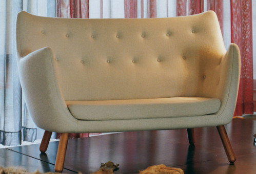 China modern home upholstered 2 seater chaise chair furniture supplier