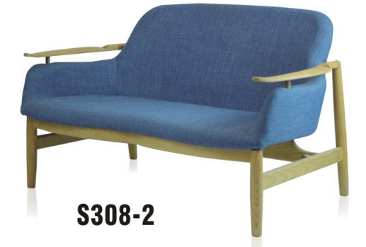 China modern home upholstered 2 units chaise chair furniture supplier