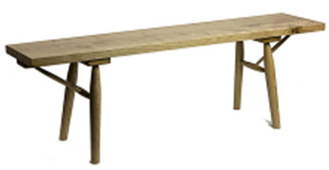 China America style 3 seater solid wood bench furniture supplier