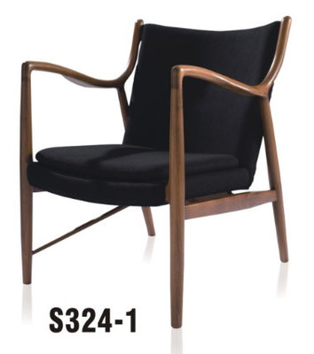 China America style wooden frame home upholstered leisure chair furniture supplier