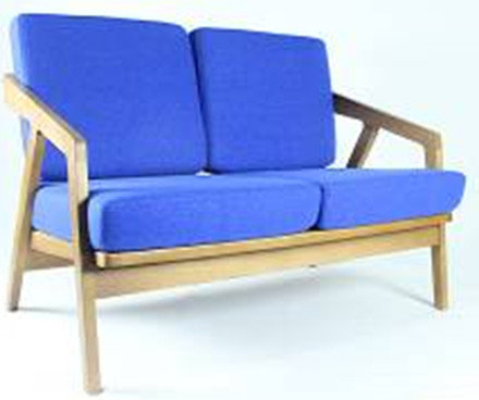 China America style wooden frame home upholstered 2 unit sofa furniture supplier