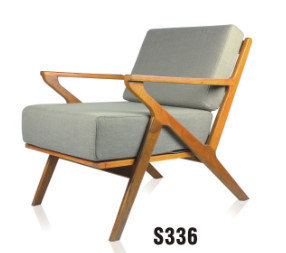 China America style home upholstered wooden frame single recliner sofa furniture supplier