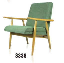 China America style home upholstered wooden frame single recliner chair furniture supplier