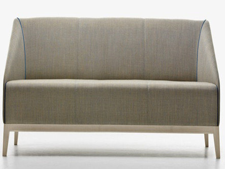 China America style mid century 2 seater home sofa with wood leg supplier