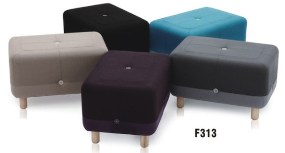 China America style mid century wood foot ottoman supplier