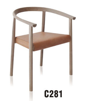 China modern home wooden dining arm chair furniture supplier
