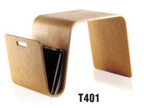 China rectanlge bent wood coffee table furniture supplier