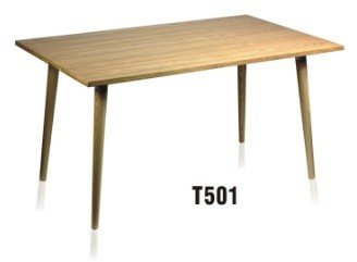 China America style solid wood rectangle dining table furniture supplier