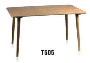 China America style wooden rectangle dining table furniture supplier