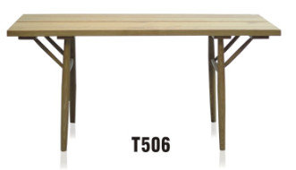 China America style mid century wooden rectangle dining table furniture supplier