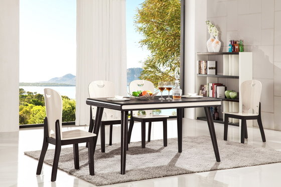 China mid century rectangle wood dining table furniture supplier