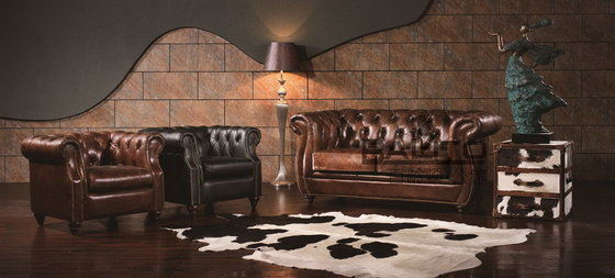 China classic Europe style 1+1+3 genuine leather sofa set furniture supplier