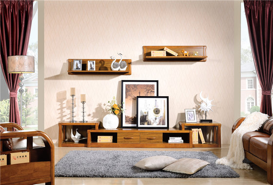 China modern Zingana wood living room cabinet furniture supplier