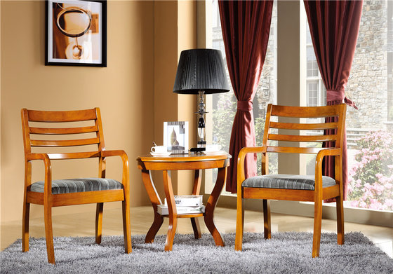 China modern Zingana solid wood coffee furniture set supplier