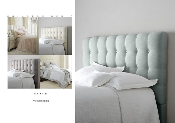 China modern fabric princess bed furniture supplier