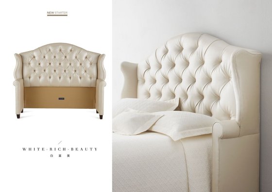 China modern America style fabric bed furniture supplier