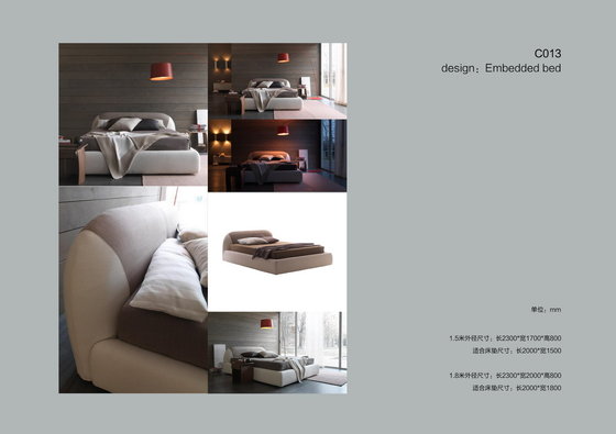 China modern high quality bed fabric furniture supplier
