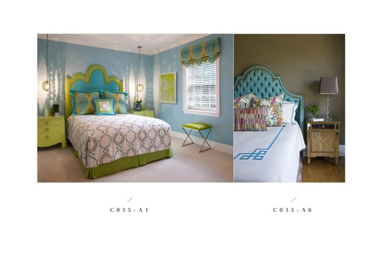 China modern high quality green fabric bed furniture supplier