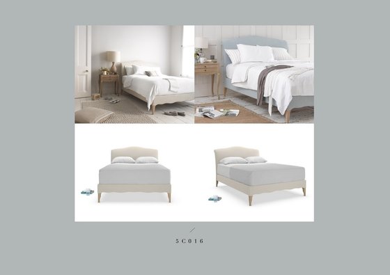 China wholesale unique America style fabric soft bed furniture supplier