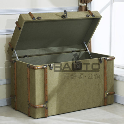 China classic old style antique canvas case furniture supplier