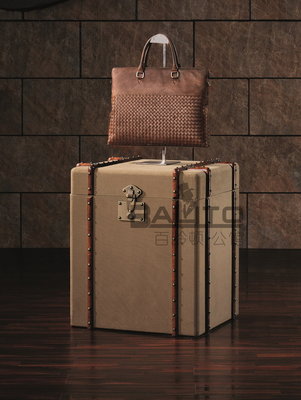China classical old style antique grey canvas fabric case furniture supplier