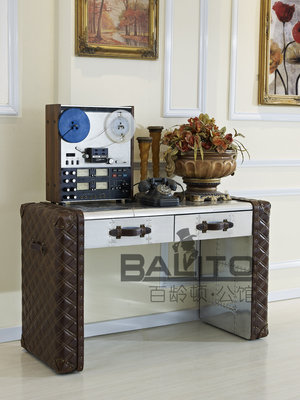 China classical old style antique aluminium writing desk furniture supplier