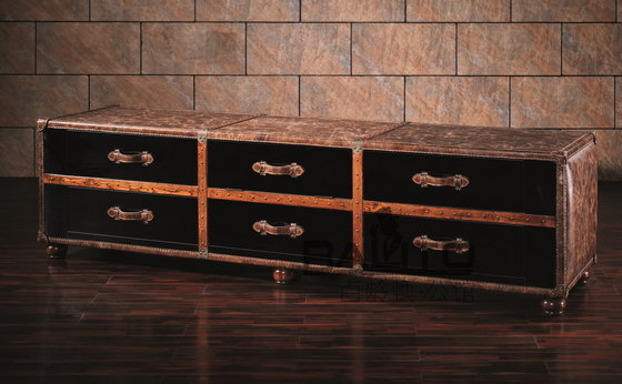 China antique old style low cabinet/TV stand furniture supplier