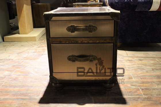 China classical style antique aluminium drawer case furniture supplier