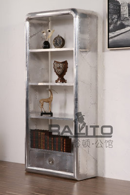 China classic style antique aluminium bookshelf furniture supplier