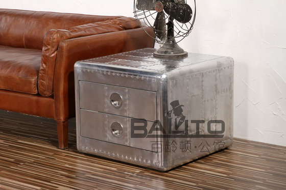 China classical aluminium square corner table furniture supplier