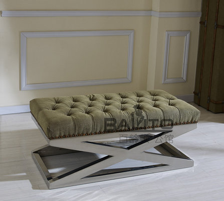 China antique old style fabric ottoman classic club furniture supplier