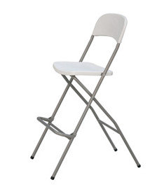 China outdoor plastic folding bar chair/foldable outdoor HDPE bar chair furniture supplier