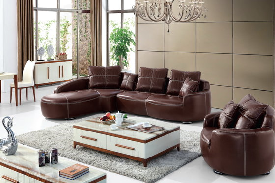 China modern leather home combination sofa furniture supplier