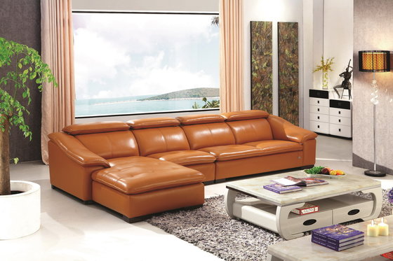 China modern home leather corner leisure sofa furniture Guangzhou supplier supplier