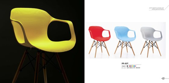 China modern plastic coffee dining chair furniture supplier
