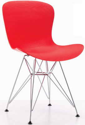 China modern catering PP dining chair with metal leg supplier