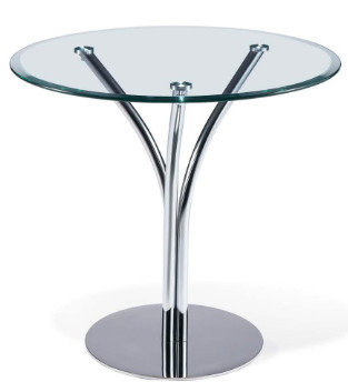 China Modern round glass meeting table furniture supplier