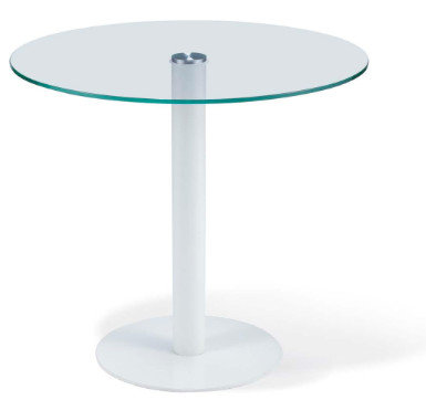 China Modern bar round glass coffee table furniture supplier