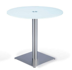 China Modern club round glass coffee table furniture supplier